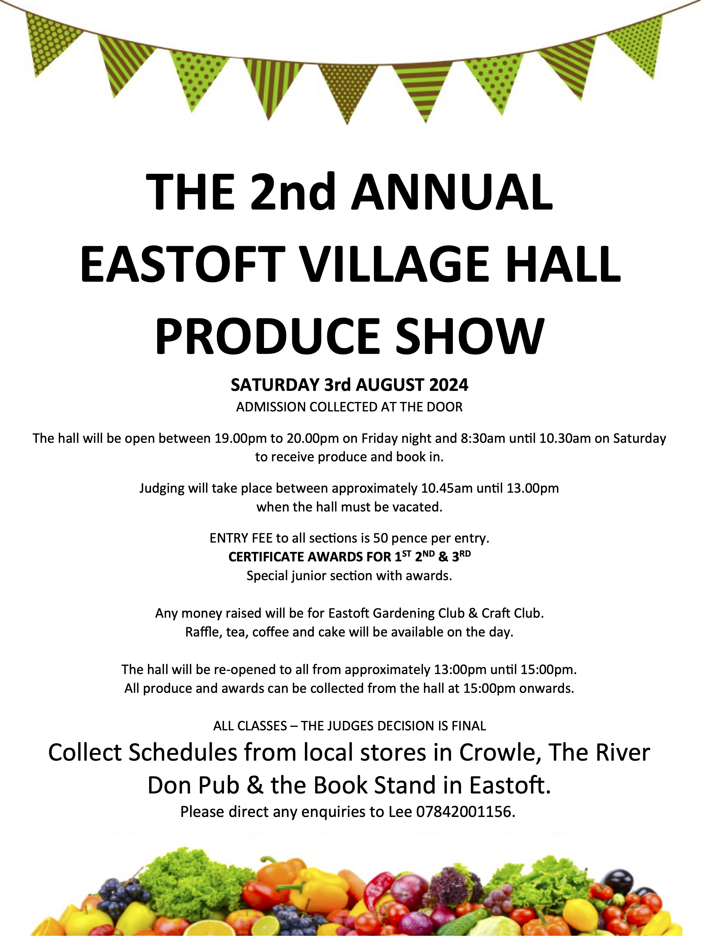 Annual Eastoft Village Produce Show | Eastoft